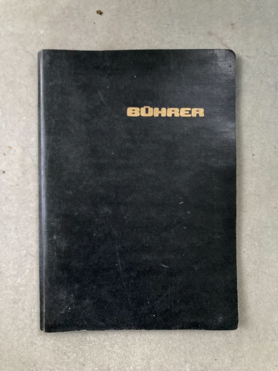 Bührer Traktor UM 4 Bedienungsanleitung franz. Prospekt (Defekt) in ...