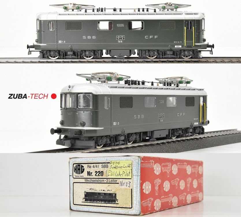 HAG 220 E-Lok Re 4/4 I der SBB H0 WS Digital mit OVP (Gebraucht) in St. Gallen für CHF 102 – mit ...
