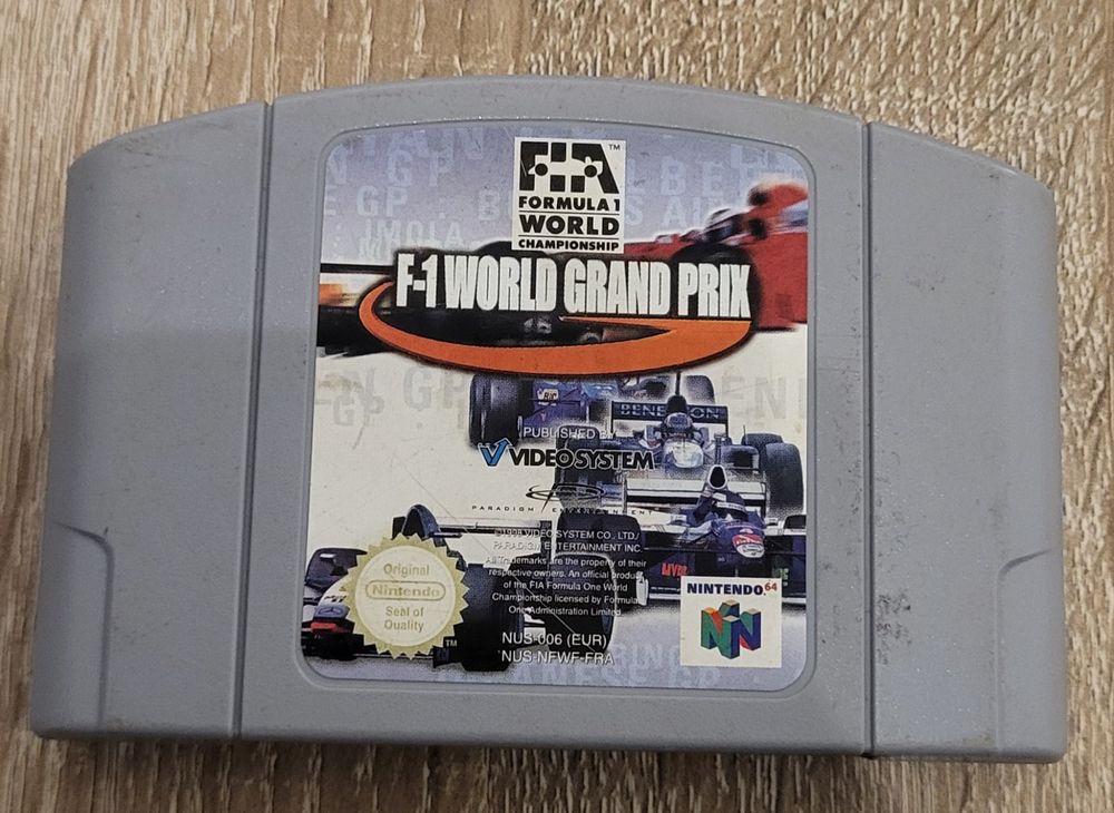F1 World Grand Prix Nintendo 64 Retro Jeu Spiel Game (Gebraucht) in ...