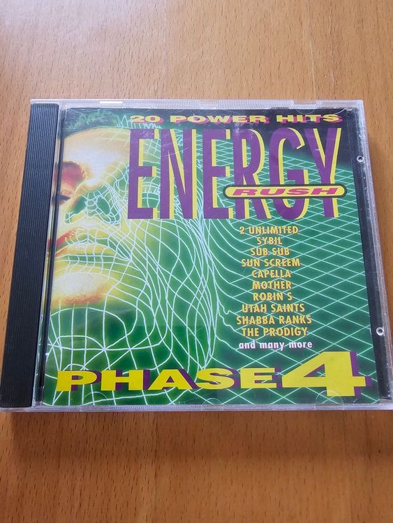 CD - Various – Energy Rush: Phase 4 (1993) (Gebraucht) in Biberist für CHF 2 – mit Lieferung auf ...