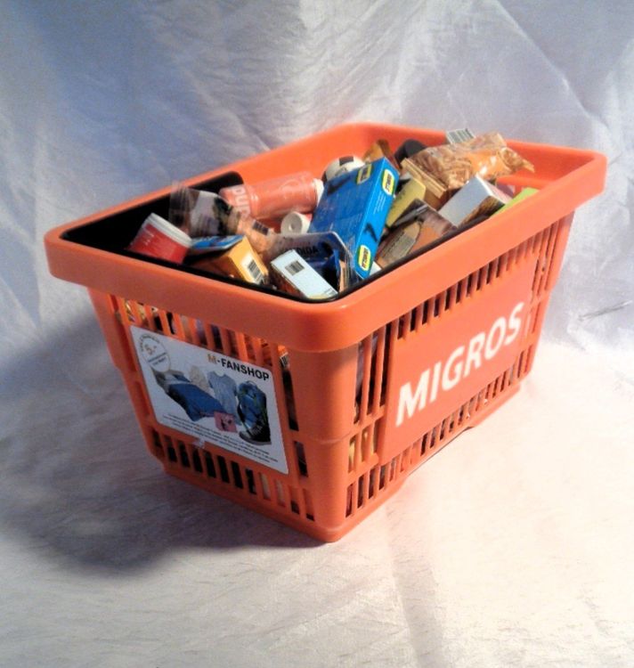 100 Migros Mini-Mania Verkaufspackungen mit Korb ab Fr. 36.- (Neu ...