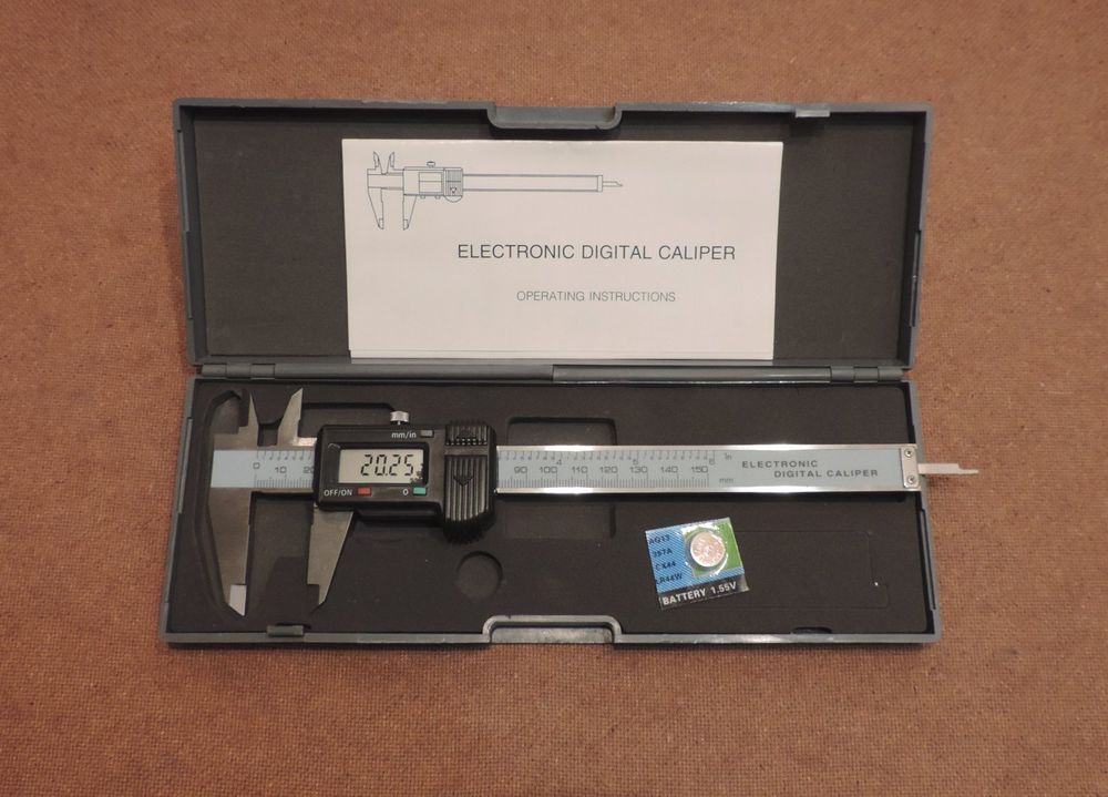 A1 - Mechaniker Schieblehre 150 mm Digital + Box + Batterie (Gebraucht ...