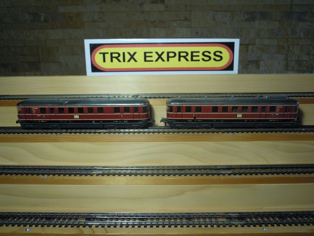 TRIX EXPRESS Diesel Triebwagenzug mit Anhänger VT 50 TE 758 (Gebraucht ...