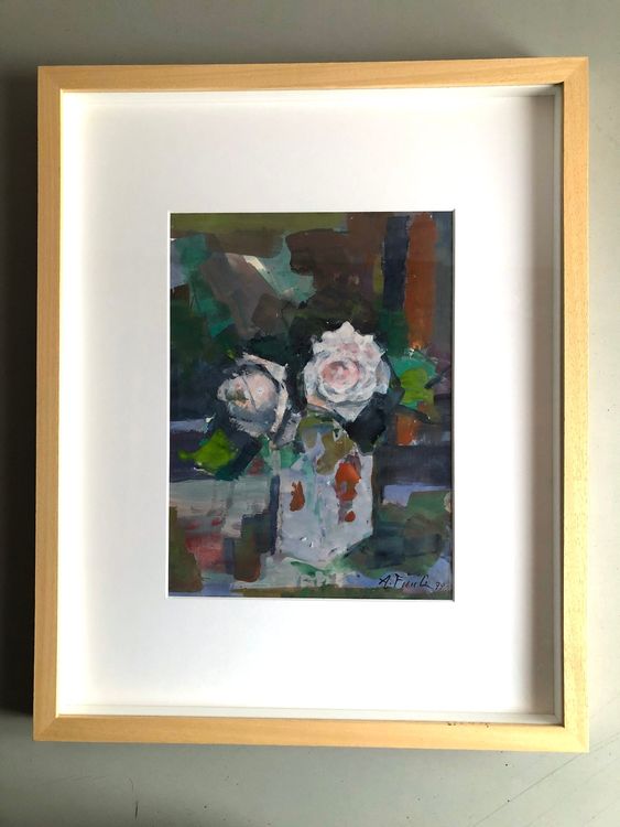 Stillleben Rosen _ Adolf Funk_Gouache (Gebraucht) in Suhr für CHF 180 – mit Lieferung auf ...
