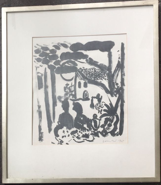 Grosser Holzschnitt unleserlich Signiert (Gebraucht) in Root für CHF 15 – mit Lieferung auf ...