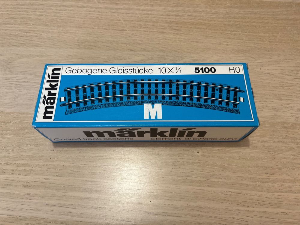 Märklin 10 x 5100 gebogenes gleis M H0 OVP NEU | Kaufen auf Ricardo