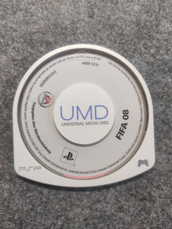 PSP UMD - FIFA 08 (Gebraucht) in Basel für CHF 1 – mit Lieferung auf Ricardo kaufen