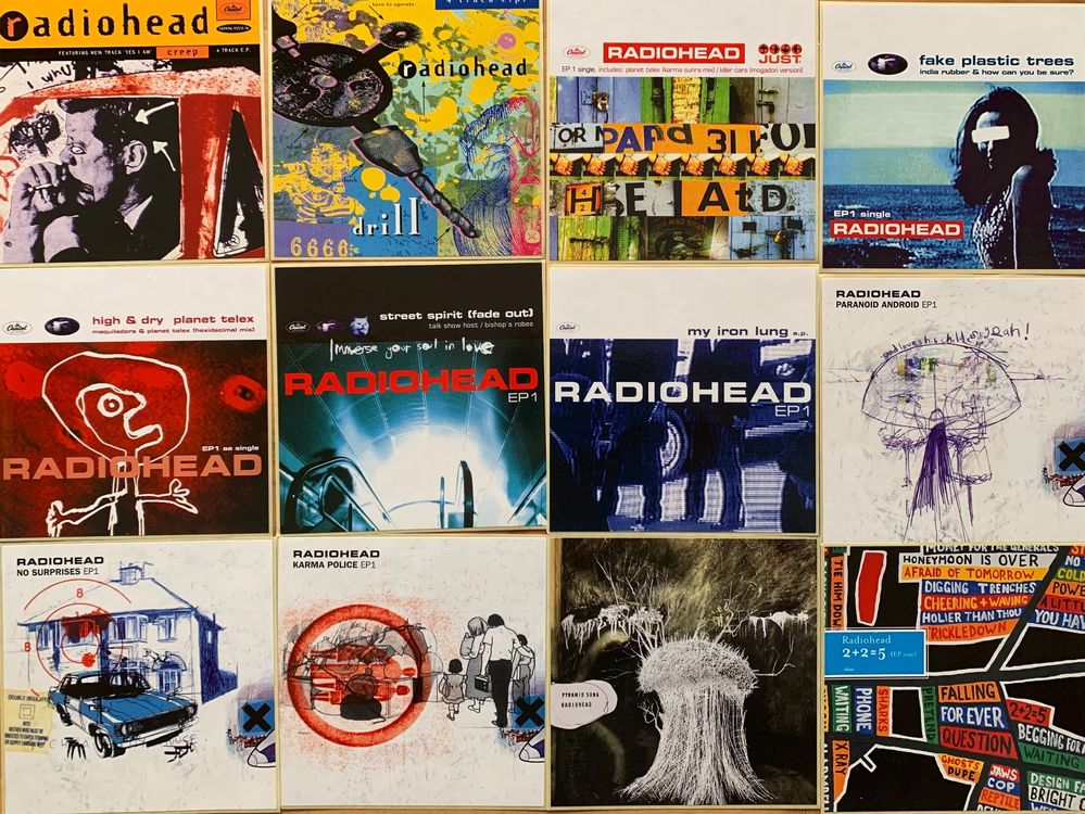 Radiohead - 12 rare Vinyl-EP‘s im Set | Kaufen auf Ricardo