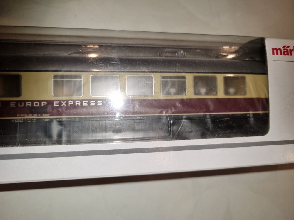 Märklin 00776-05 H0 AC TEE Wagen Blauer Enzian OVP (Neu (gemäss ...