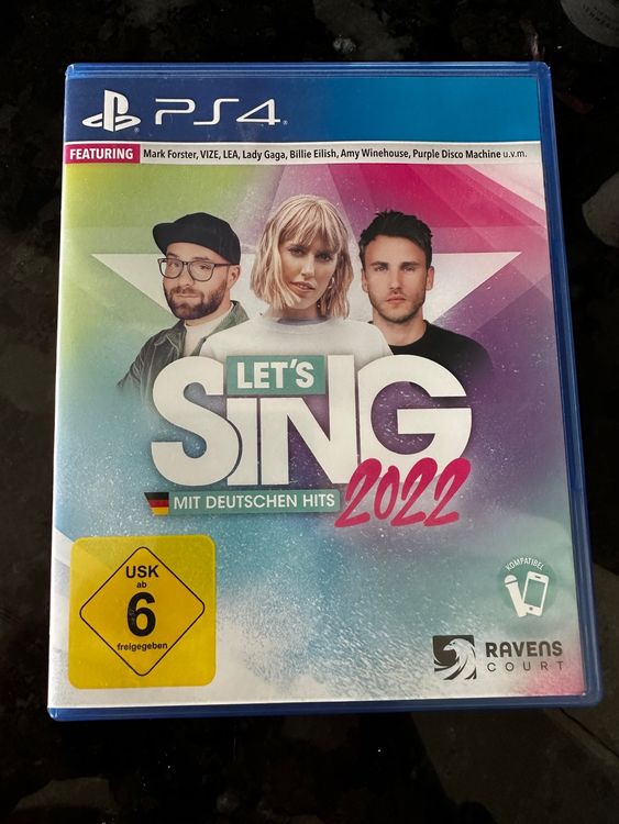 Let's Sing 2022 Deutsche Hits I PS4 I inkl. German Song Pack (Gebraucht) in Küssnacht am Rigi ...