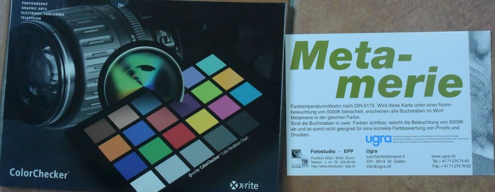 Digital ColorChecker SG (Gretagmacbeth/X-Rite) & Metamerie | Kaufen auf ...