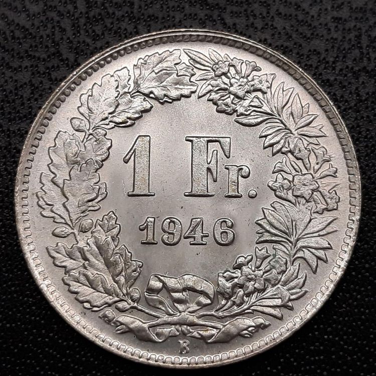 1 Franken 1946 unz-stgl (148.25) (Neu (gemäss Beschreibung)) in Pfäffikon ZH für CHF 8 – mit ...