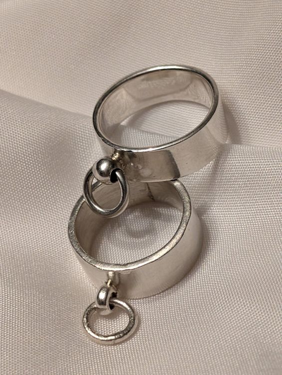 Fingerringe im "Collier de Chien" Stil, Silber 925 (Gebraucht) in ...
