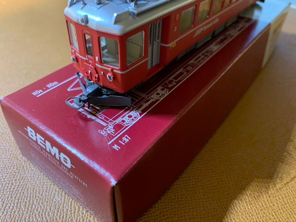 Bemo H0m 1365141 E-Triebwagen ABe 4/4 501 RhB DC Digital (Neu und originalverpackt) in Zürich ...