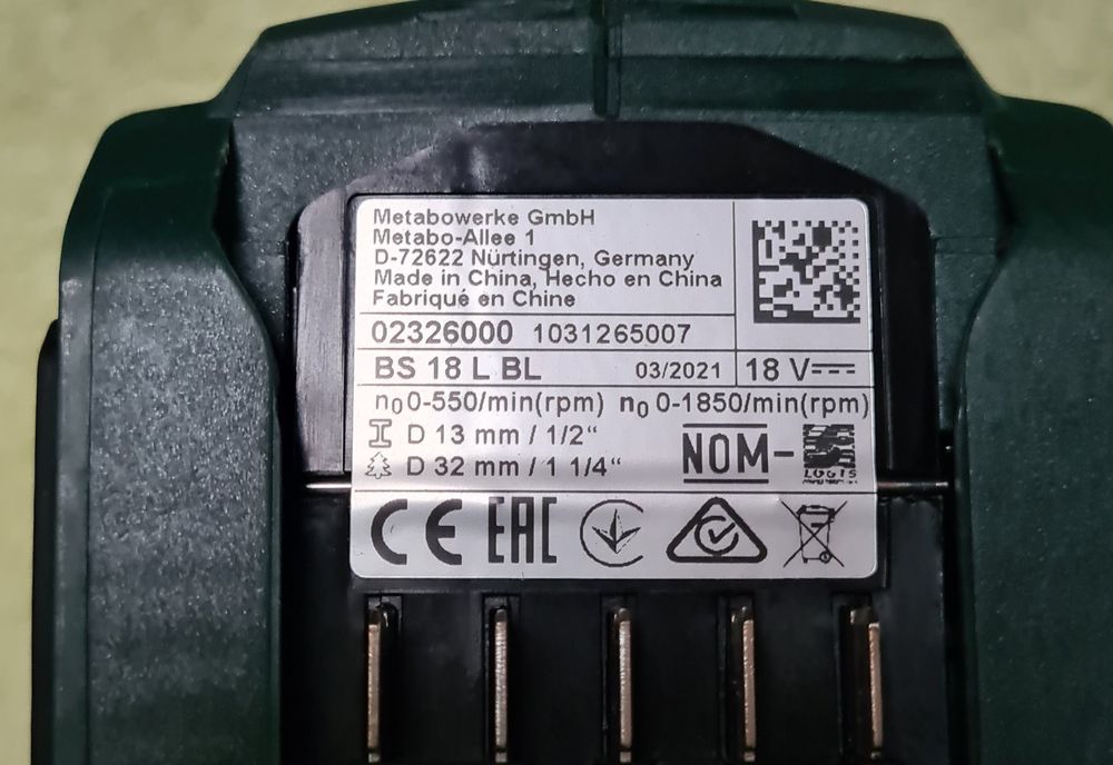 Metabo BS 18 L Bl Akkubohrschrauber. | Kaufen auf Ricardo
