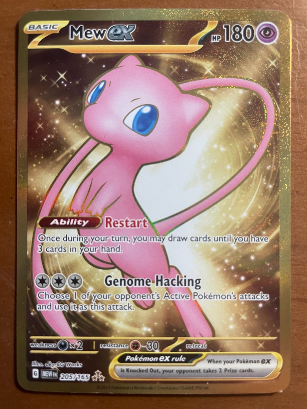 Pokemon Mew eX Gold (Versand gratis) (Neu (gemäss Beschreibung)) in ...