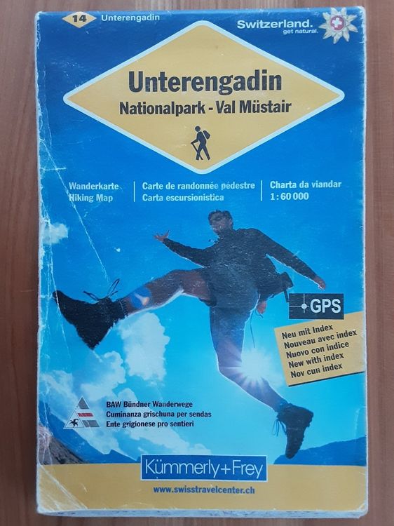 Wanderkarte Unterengadin (Gebraucht) in Bronschhofen für CHF 1.1 – mit ...