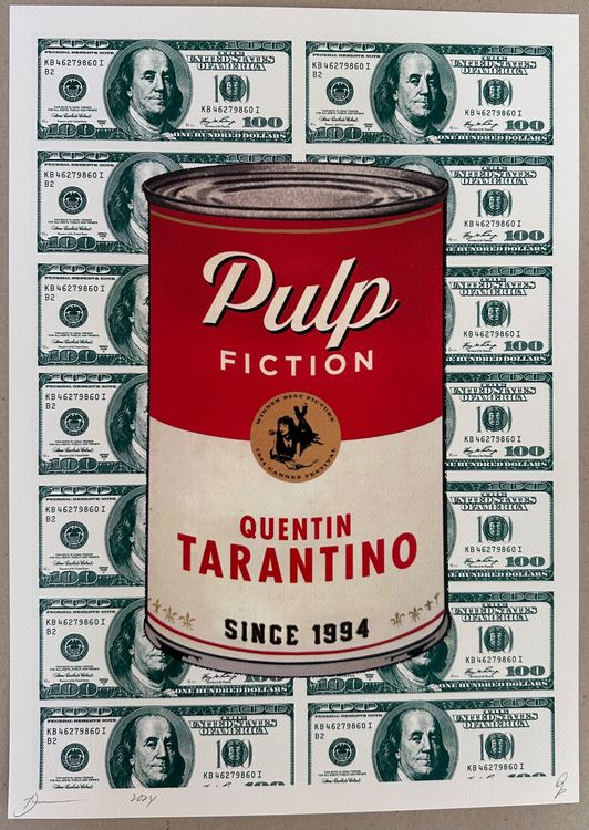 Death: Pulp Fiction Tarantino, signiert (Neu (gemäss Beschreibung)) in ...