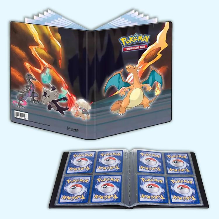 Charizard Scorching Summit – Binder Portfolio 80 – 4 Pocket (Neu und ...