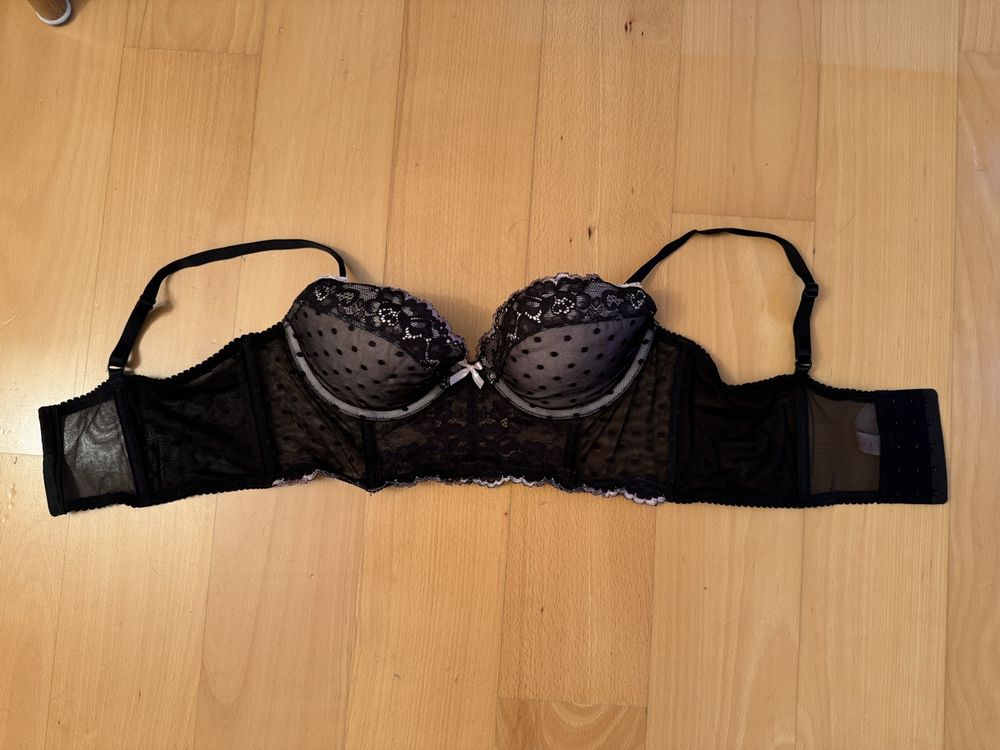 Victoria's Secret Black Lace Push-up Bra 36B (Neu (gemäss Beschreibung ...