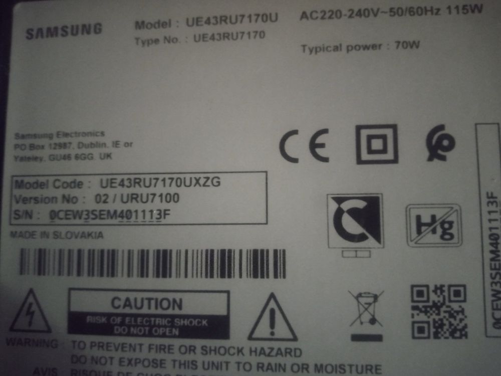 Samsung TV 110 cm | Kaufen auf Ricardo
