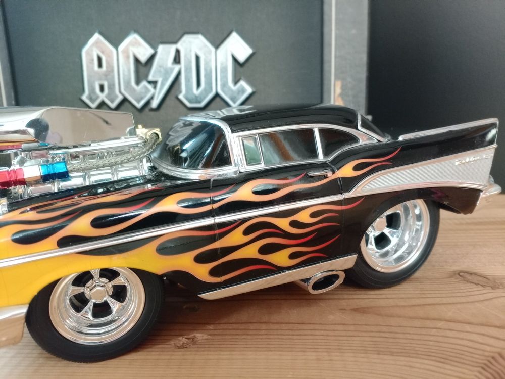 57 Chevy Hot Rod Modellauto, Top Zustand, aus Metall (Gebraucht) in ...