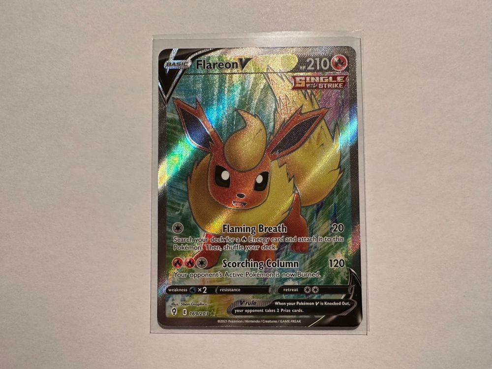 Flareon V Fullart Evolving Skies EN | Kaufen auf Ricardo