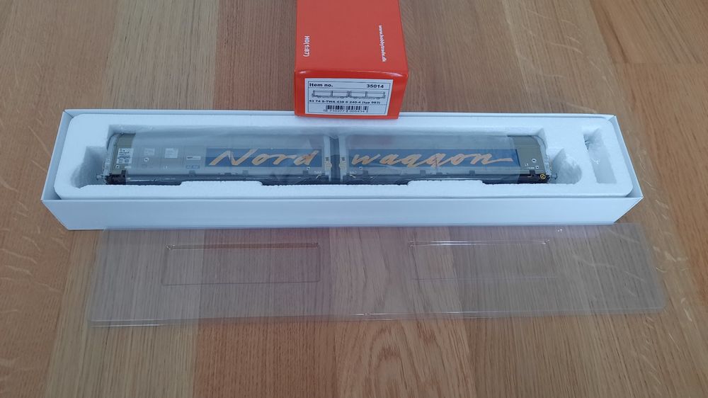 Hobbytrade 35014 TWA Laaeilprss Nordwaggon f. SBB BLS HUPAC (Neu ...