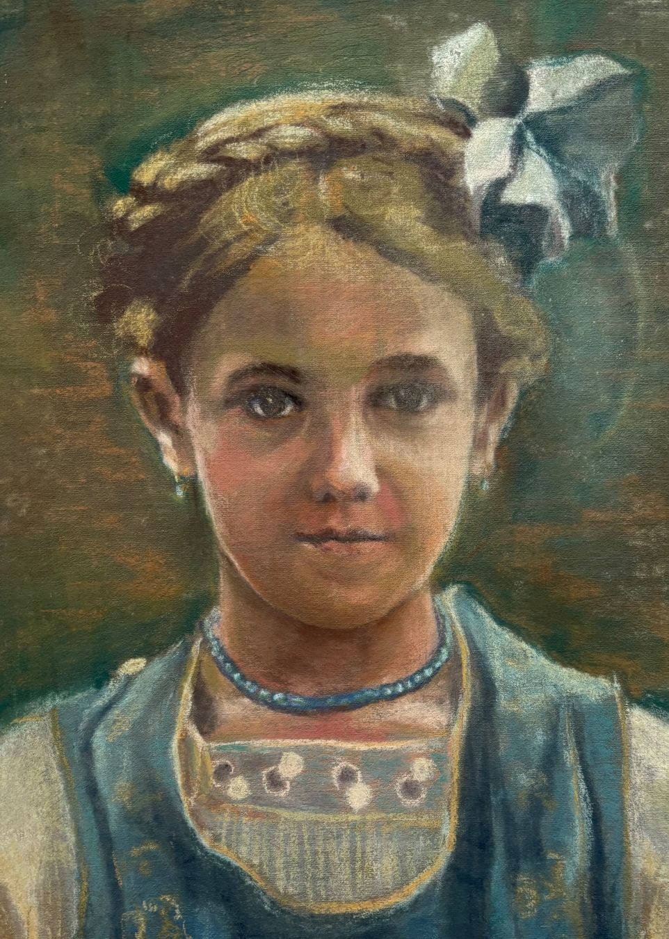 Schweizer Schule, Appenzell, Tracht, Mädchen, Pastellkreide (Gebraucht) in Frauenfeld für CHF 78 ...