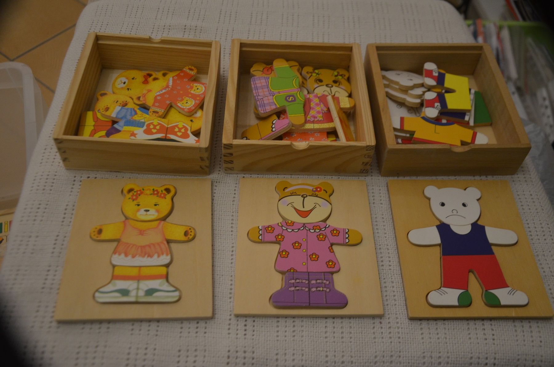 3 STUCK - BABY SPIEL - BABY JEUX - BOIS/HOLZ (Gebraucht) in Chiasso für ...