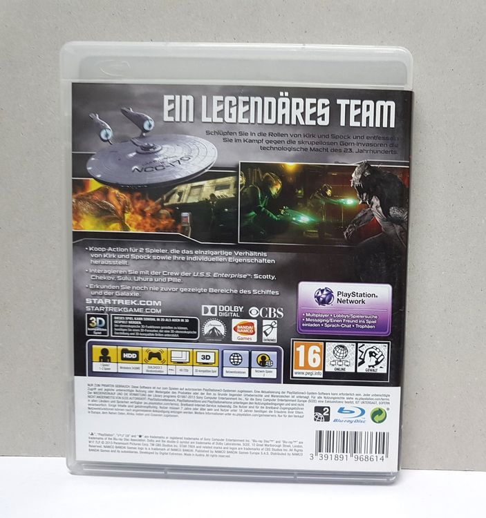 Sony PS3 Star Trek Kirk und Spock gegen skrupellosen Gorn (Gebraucht ...