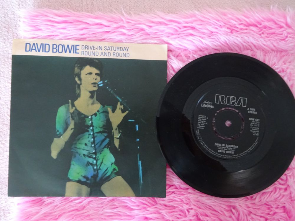 DAVID BOWIE ** DRIVE IN SATURDAY ** ROUND AND ROUND (Gebraucht) in ...