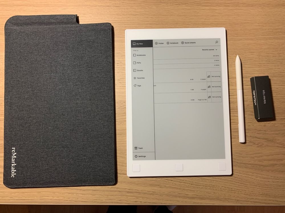 reMarkable (1. Generation) inkl. Folio und Markertips (Gebraucht) in ...