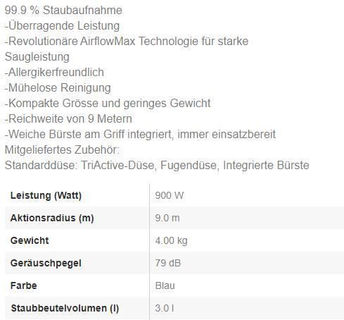 Staubsauger Philips XD3110-19 | Kaufen auf Ricardo