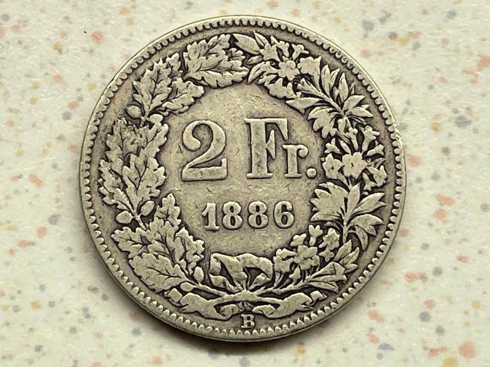 1886 2 Franken uralter Jahrgang !!! | Kaufen auf Ricardo