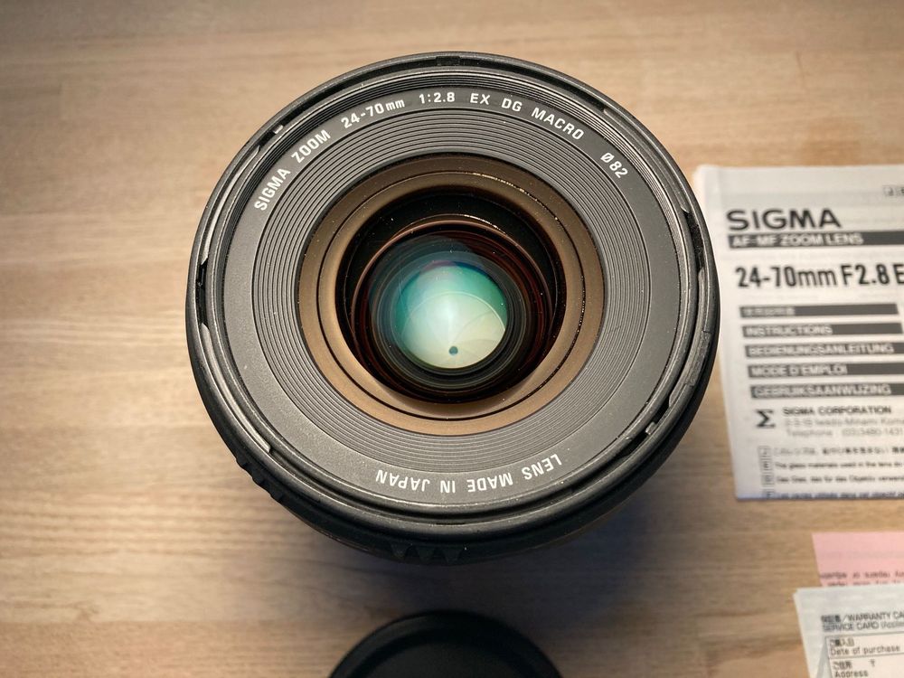Sigma 24-70mm f/2.8 EX DG Macro (Defekt) in Basel für CHF 40 – mit ...