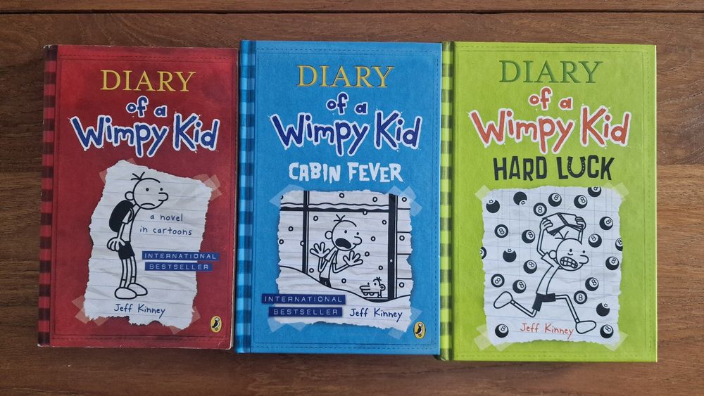 Diary of a Wimpy Kid, Book 1, 6 and 8 (english) (Gebraucht) in ...