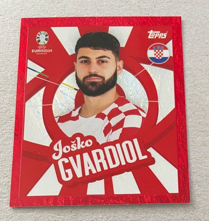 Topps Euro 2024 Sticker CRO PTW - JOSKO GVARDIOL KROATIEN (D'occasion ...