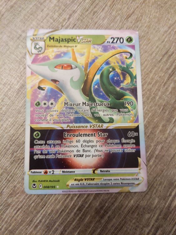 Carte Pokémon Majaspic VSTAR 008/195 FR (Gebraucht) in Gland für CHF 1 ...