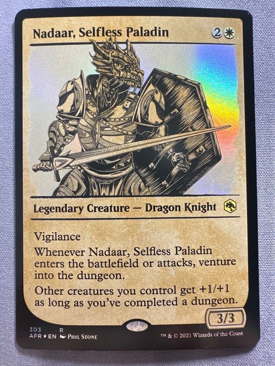 Nadaar, Selfless Paladin FOIL Variant 303 Forgotten Realms (Neu (gemäss ...