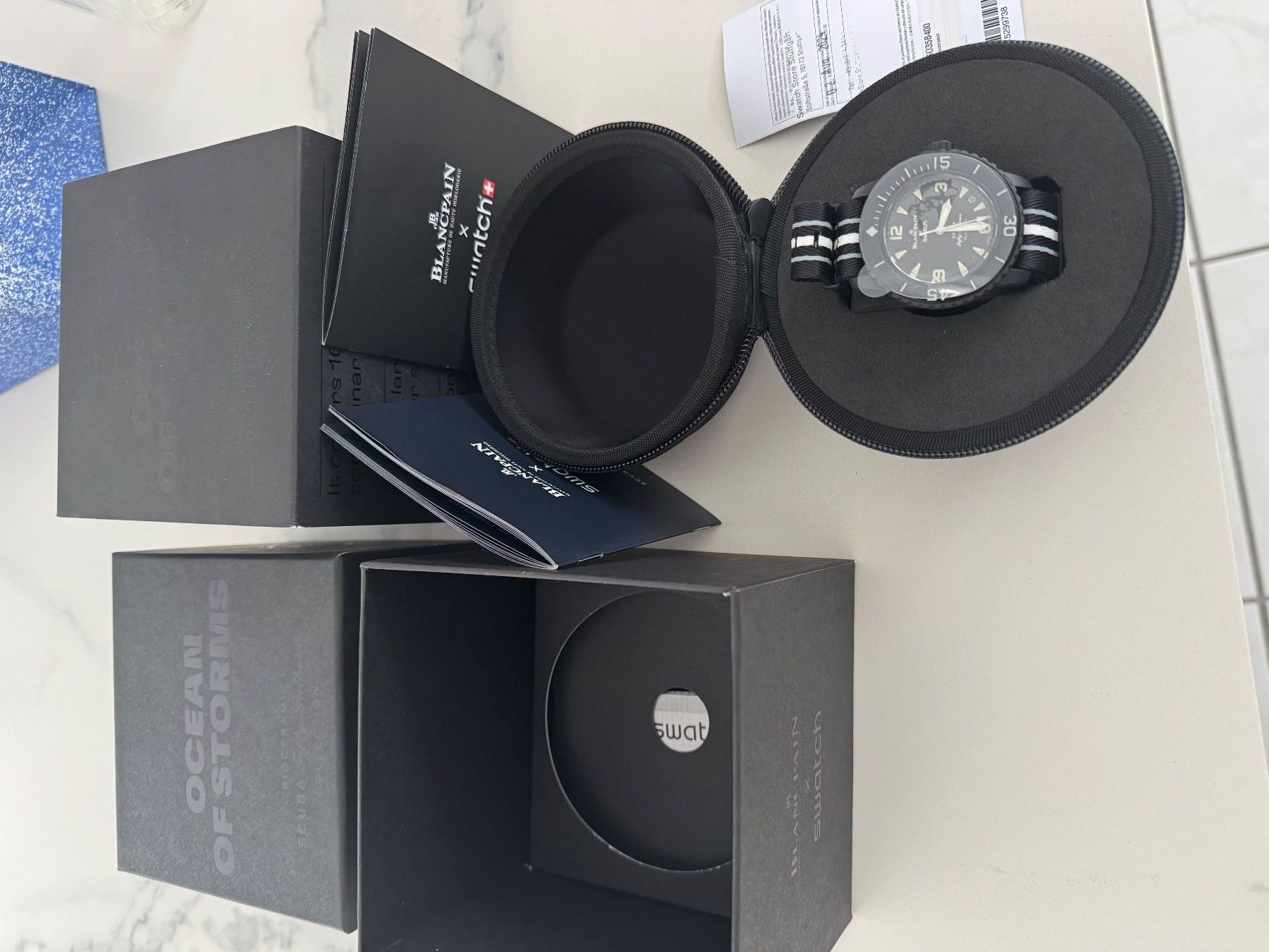 Blancpain x Swatch – Scuba Fifty Fathoms “Ocean of Storms” (Gebraucht ...