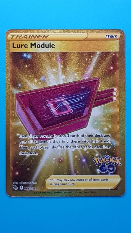 Lure Module – Gold Card – Pokémon GO - EN (Gebraucht) in Lausanne 26 ...