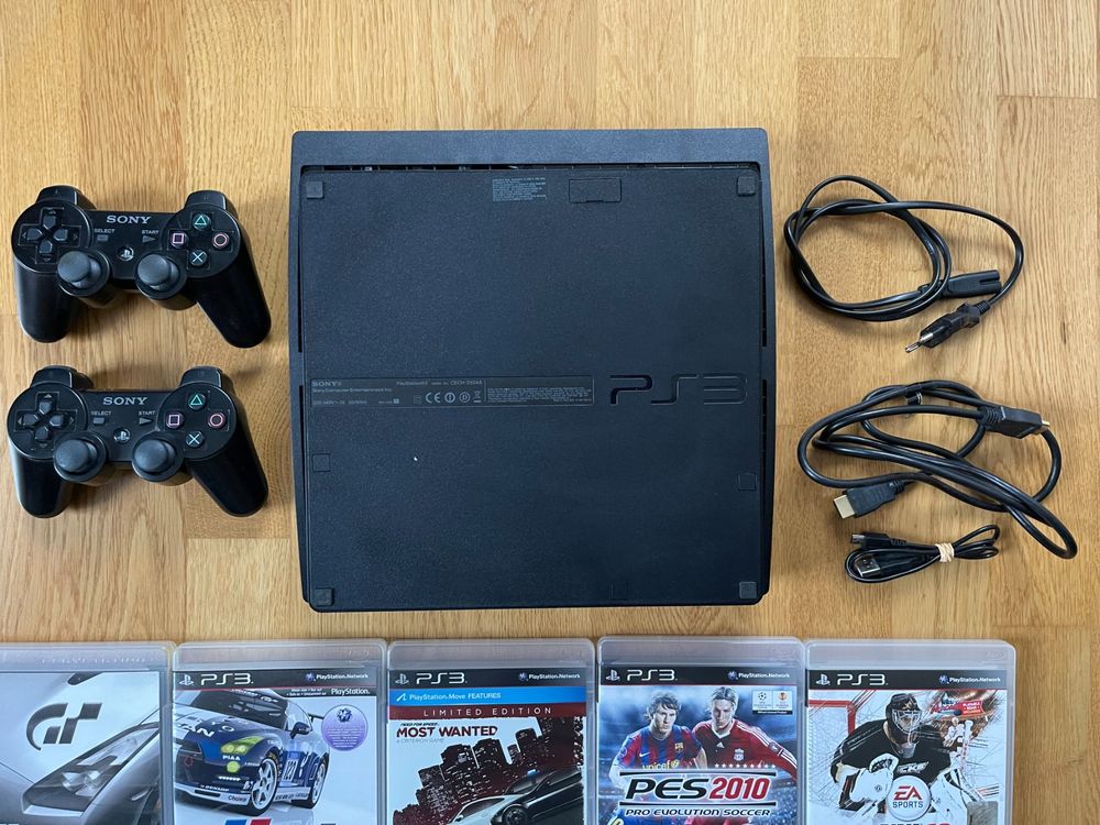 Sony Playstation 3, PS3 Slim 160 Gb, 20 Spiele, Bundle | Kaufen auf Ricardo