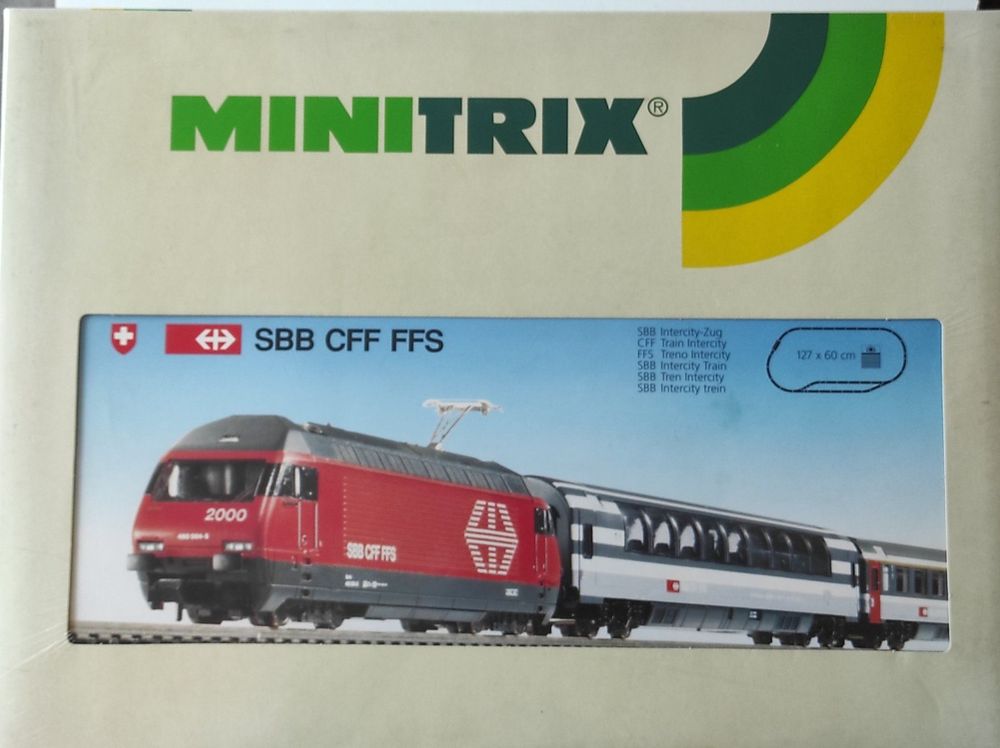Start-Set der SBB Grundpackung von Minitrix N analog (Neu und ...