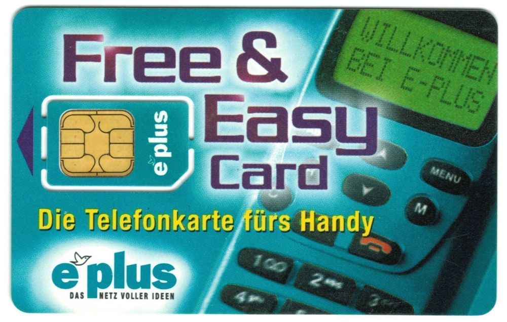 GSM-Karte Deutschland, e-plus (Neu (gemäss Beschreibung)) in Zürich für ...
