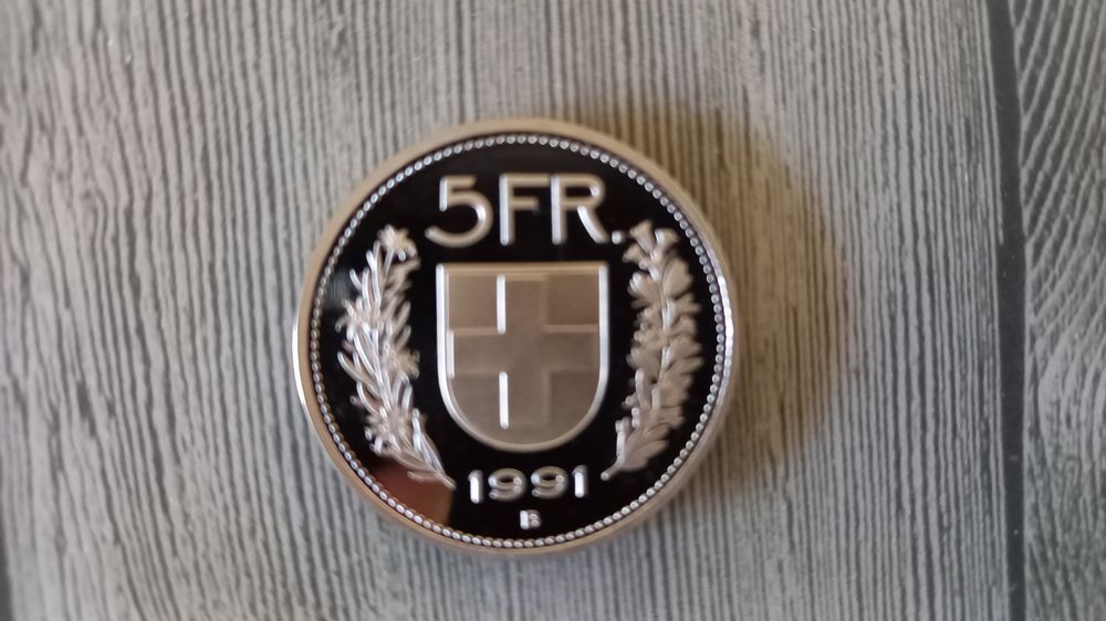 5 Frankler 1991 Stempelglanz (Neu (gemäss Beschreibung)) in Horw für CHF 50 – mit Lieferung auf ...