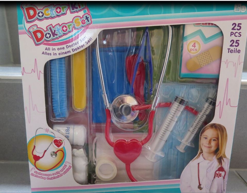 Doktor Spiel Set Kinder,Puppen,Spielzeug,Arzt Uttensilien (Gebraucht) in Rüdlingen für CHF 1 ...