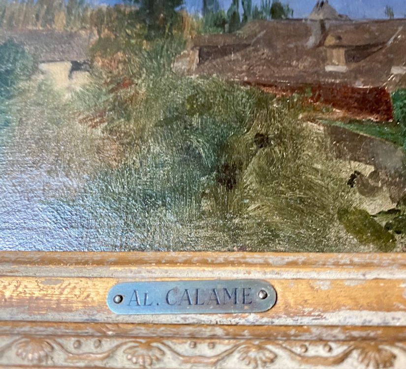 Ölbild vom Schweizer Maler Alexandre Calame | Kaufen auf Ricardo