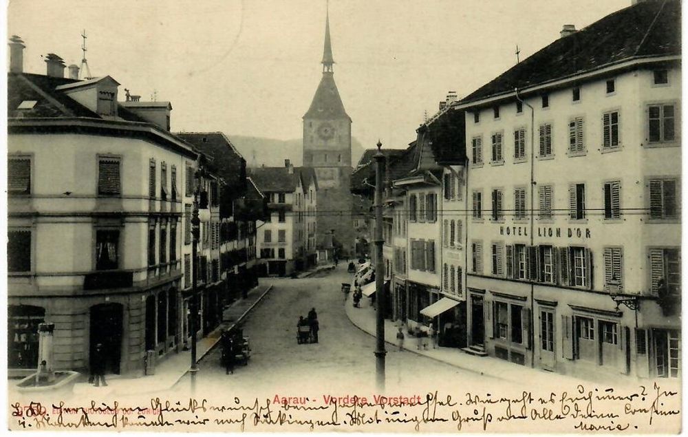 Aarau Vordere Vorstadt 1902 (Gebraucht) in Hochdorf für CHF 40 – mit Lieferung auf Ricardo kaufen