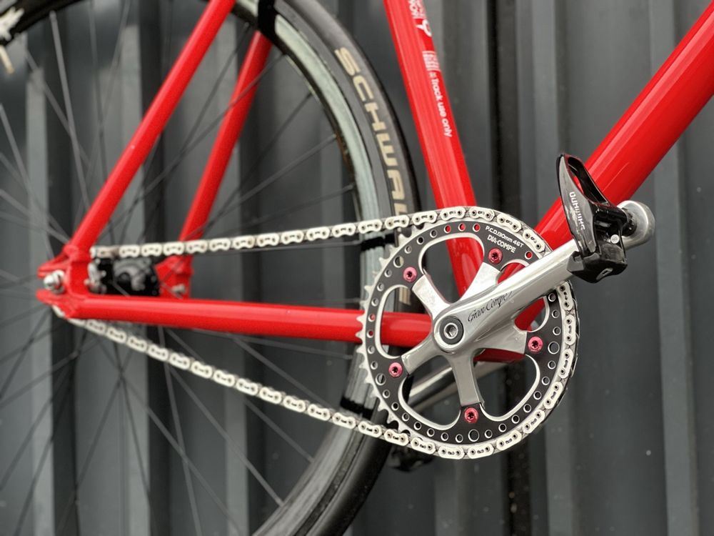 GENESIS Madison Track Fixie Single Speed in Weiß. (Gebraucht) in Basel ...